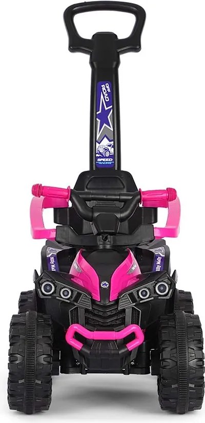 Dětské odrážedlo s vodící tyčí Milly Mally Wild 3v1 pink