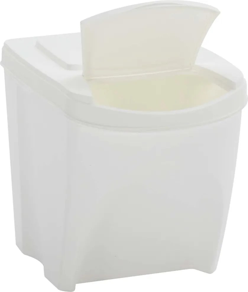 Stohovatelné koše na odpadky 4 ks šedé 100 l polypropylen 152201