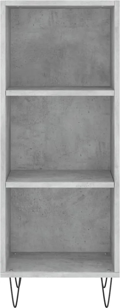 Skříň highboard betonově šedá 34,5x34x180 cm kompozitní dřevo 3199013