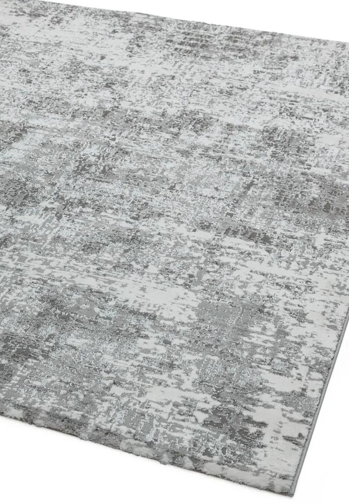 Šedý koberec Volter Abstract Silver Rozměry: 160x230 cm