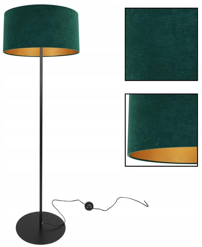 Podlahová lampa MEDIOLAN, 1x textilní stínítko (výběr z 10 barev), (výběr ze 3 barev konstrukce), G