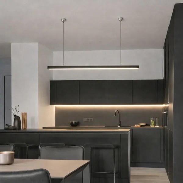 Brilagi- LED Závěs. svít. FULLDAY LED/30/40/50W/230V 2700/4000/6000K 150cm černá