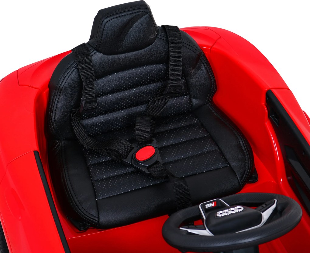 Ramiz Elektrické autíčko Audi RS E-Tron GT pro děti červené + dálkové ovládání + pohon 4x4 + rádio MP3 + LED + EVA