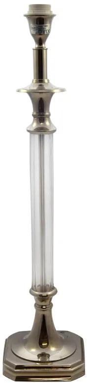 Stolní lampa SILLE 65 cm, stříbrná