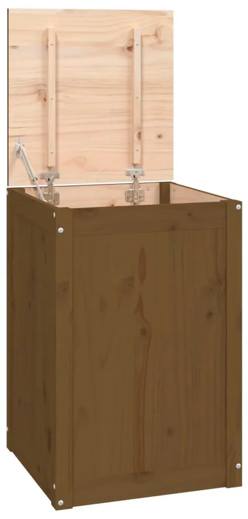 823567 vidaXL Box na prádlo medově hnědý 44 x 44 x 66 cm masivní borové dřevo