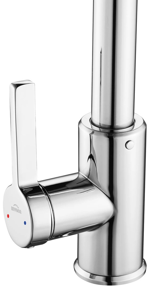 Invena Nelia, vysoká dřezová baterie, 4-funkční výtok, chromová, INV-BZ-34-001-A