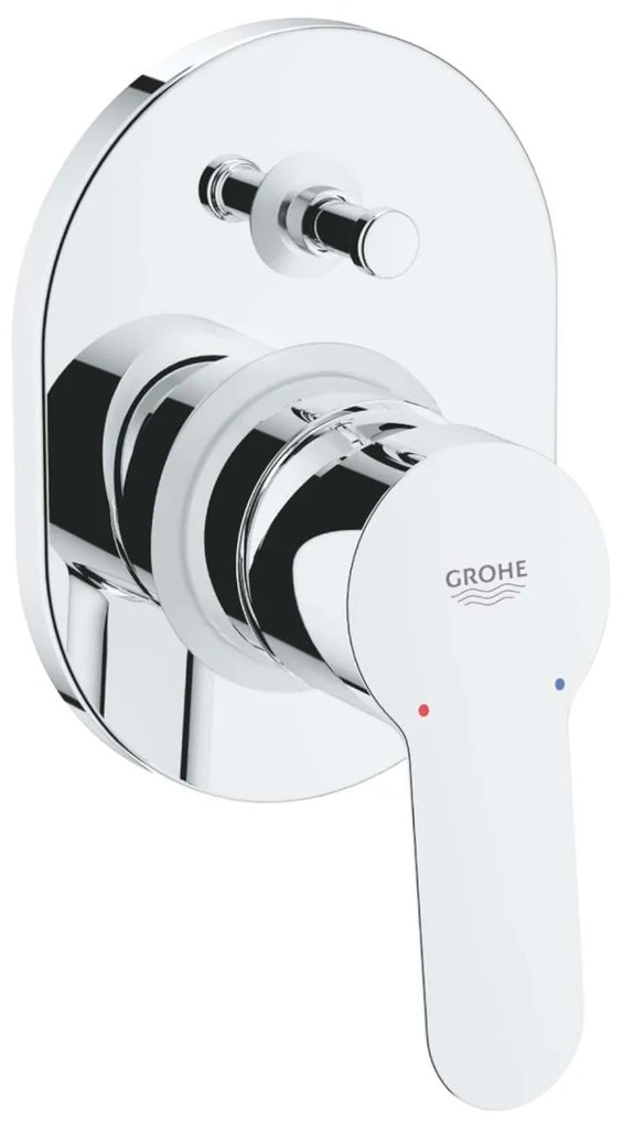 Grohe BauEdge - Baterie pod omítku, pro 2 spotřebiče, s tělesem, chrom 29039000