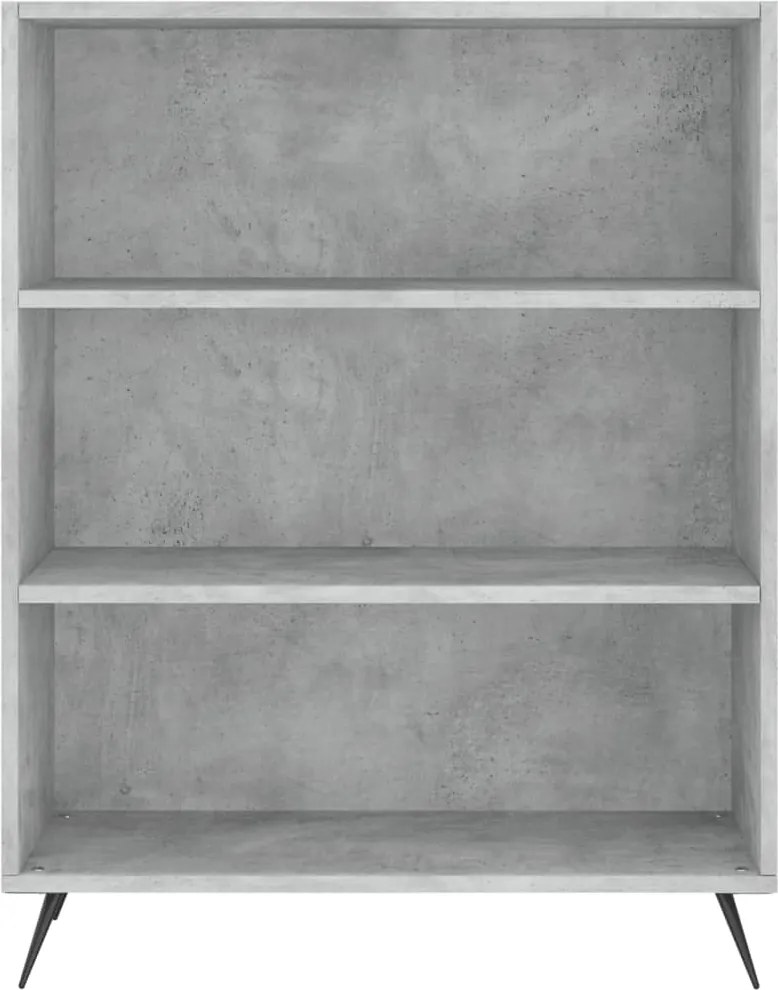 Skříň highboard betonově šedá 69,5x34x180 cm kompozitní dřevo 3200045