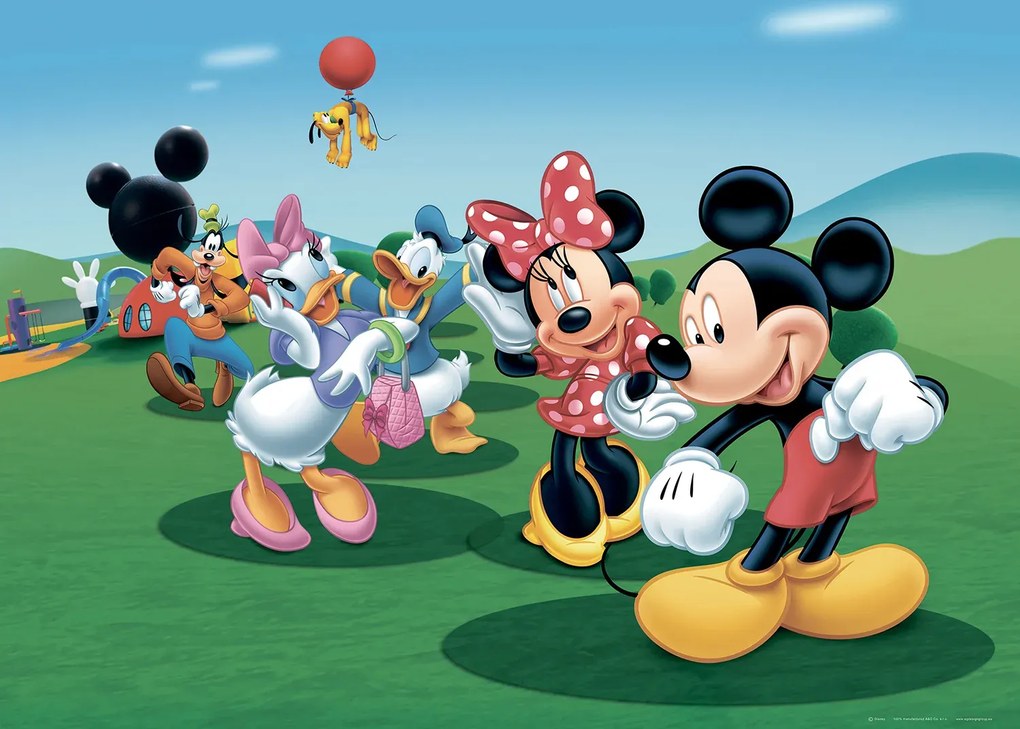 Dětská fototapeta na zed' Mickey Mouse a Přátelé, Disney | 156 x 112 cm | DFTDSS 1956