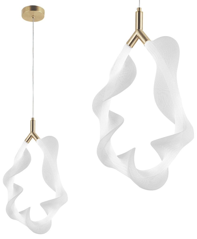 Toolight Designové LED osvětlení G013-1CP zlatá/bílá