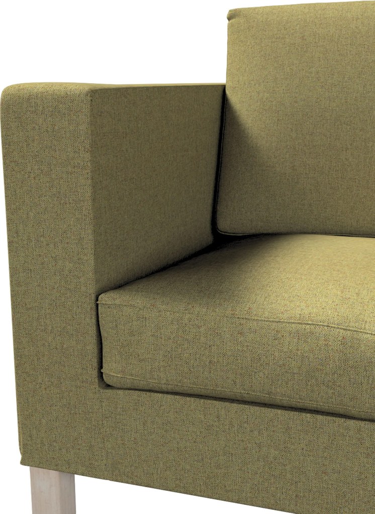 Potah na pohovku IKEA Karlanda 2-místná, krátký barva zelená látka pletený vzor