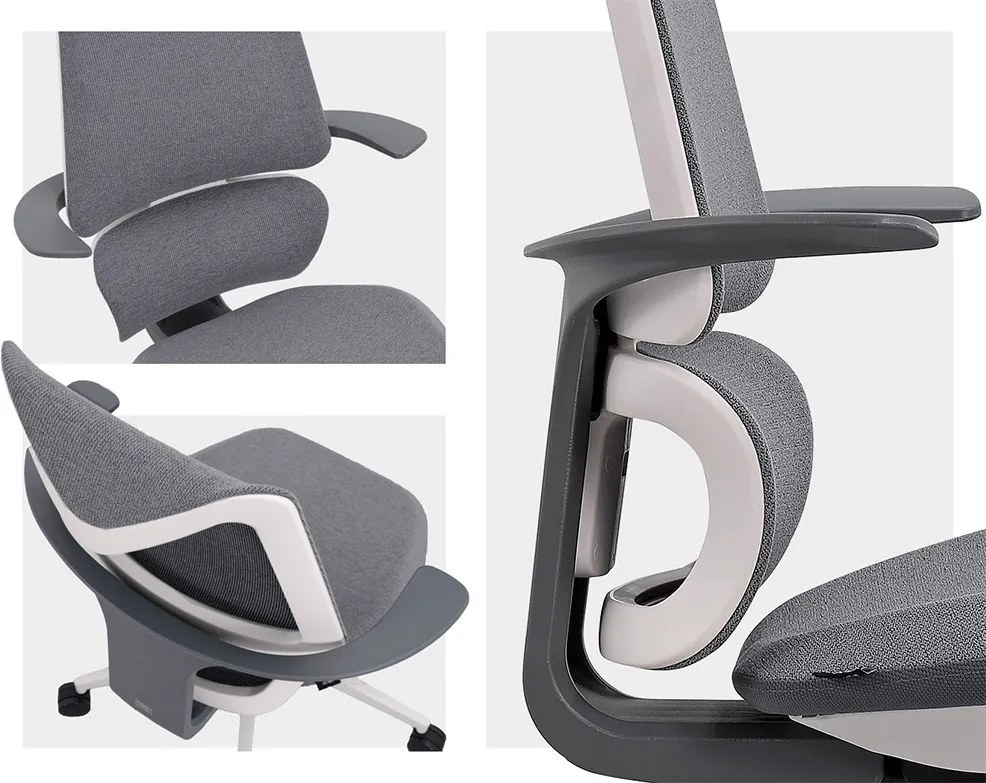 Ergonomická dětská židle MOSH Airflow 396 – šedá