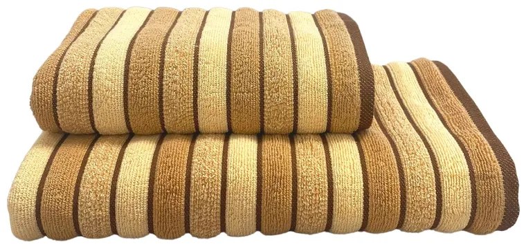 Praktik Ručník a osuška Paris 500 g/m2  Ručník Paris 50x100 hnědý