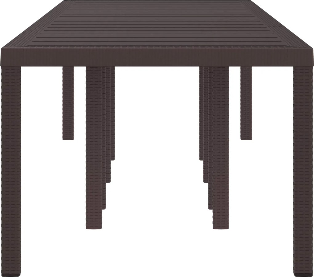 Zahradní stůl Hnědá 300 x 100 x 73 cm polyratan 3378521