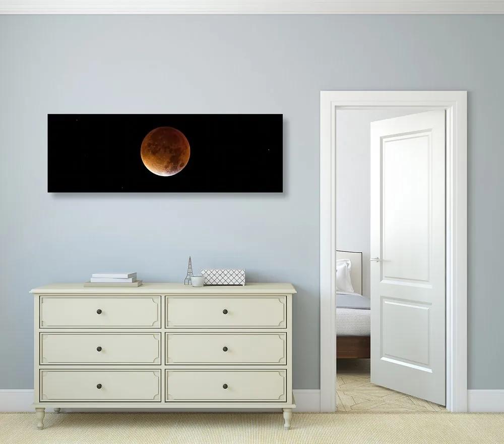 Obraz měsíc na noční obloze Varianta: 120x40