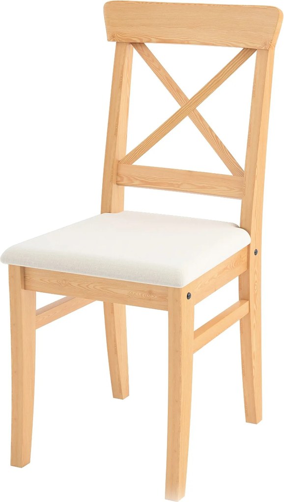 Potah na židli Ingolf s čalouněným sedákem barva šedá látka sametová