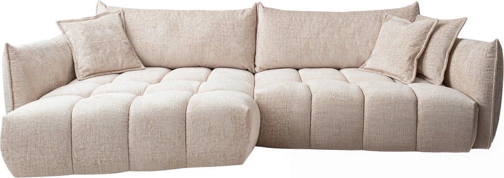 XXXLutz ROHOVÁ SEDAČKA, textil, béžová Lomoco - Sedací soupravy - 000553019902