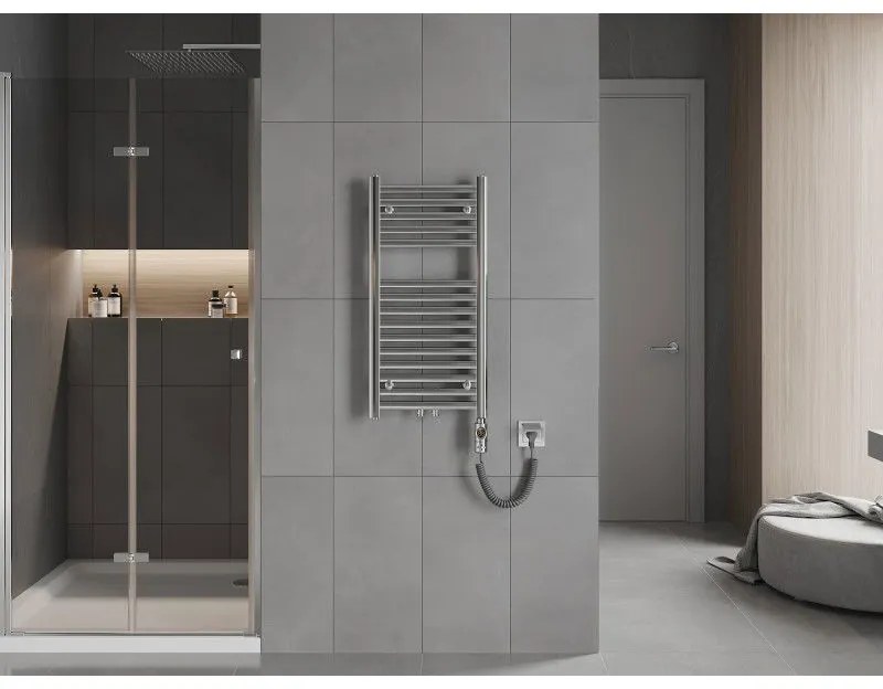 Mexen Hades, elektrické topné těleso 800 x 400 mm, 300 W, chromová, W104-0800-400-2300-01
