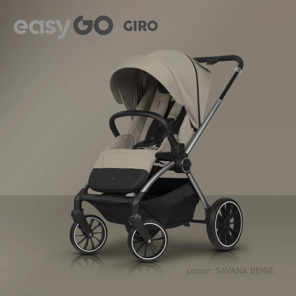 Kombinovaný kočárek EasyGo Giro 2v1 Savana Beige