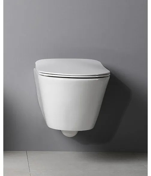Sapho Avva WC mísa závěsná rimless, 35,5x53 cm 100314