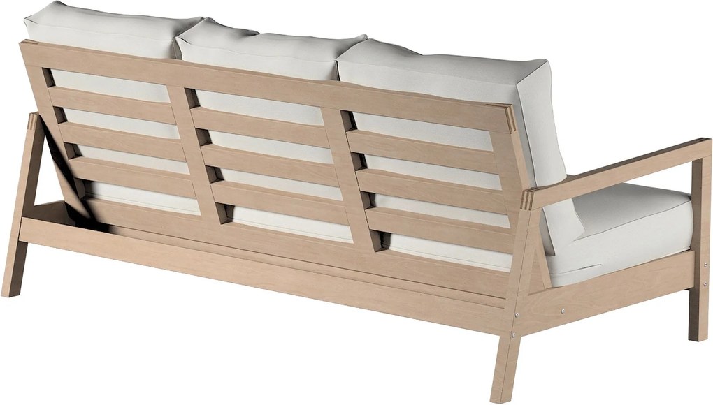 Potah na pohovku IKEA Lillberg 3-místná nerozkládací barva šedá látka lesklé, pletený vzor, sametová