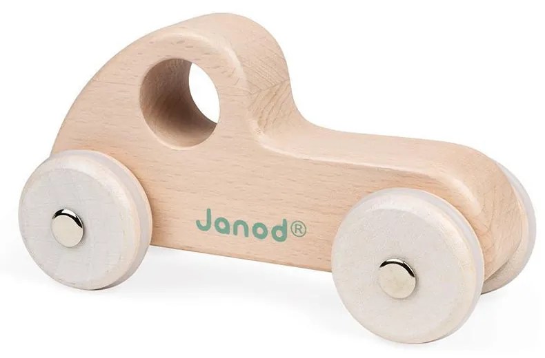 Janod Sweet Cocoon auto na tlačení Auto závodní přírodní