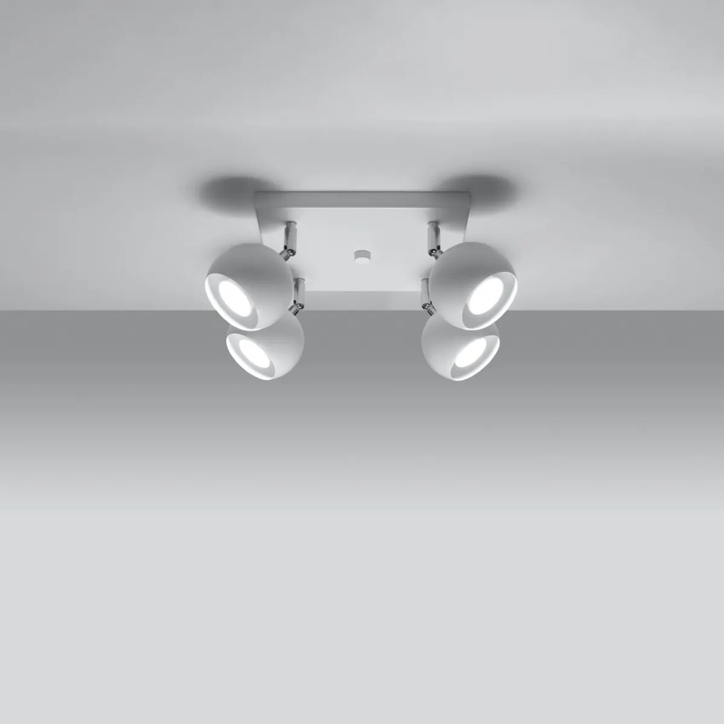 Sollux Lighting Stropní svítidlo OCULARE 4 bílé