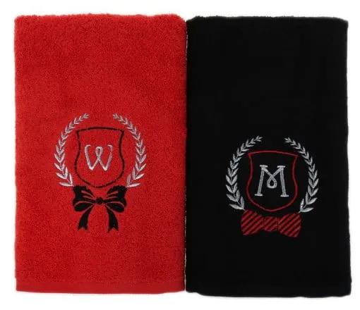 Sada 2 ručníků W&M, 50 x 90 cm