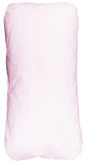 Hnízdo pro miminko péřové-podložka - bavlněný úplet s elastanem-růžová