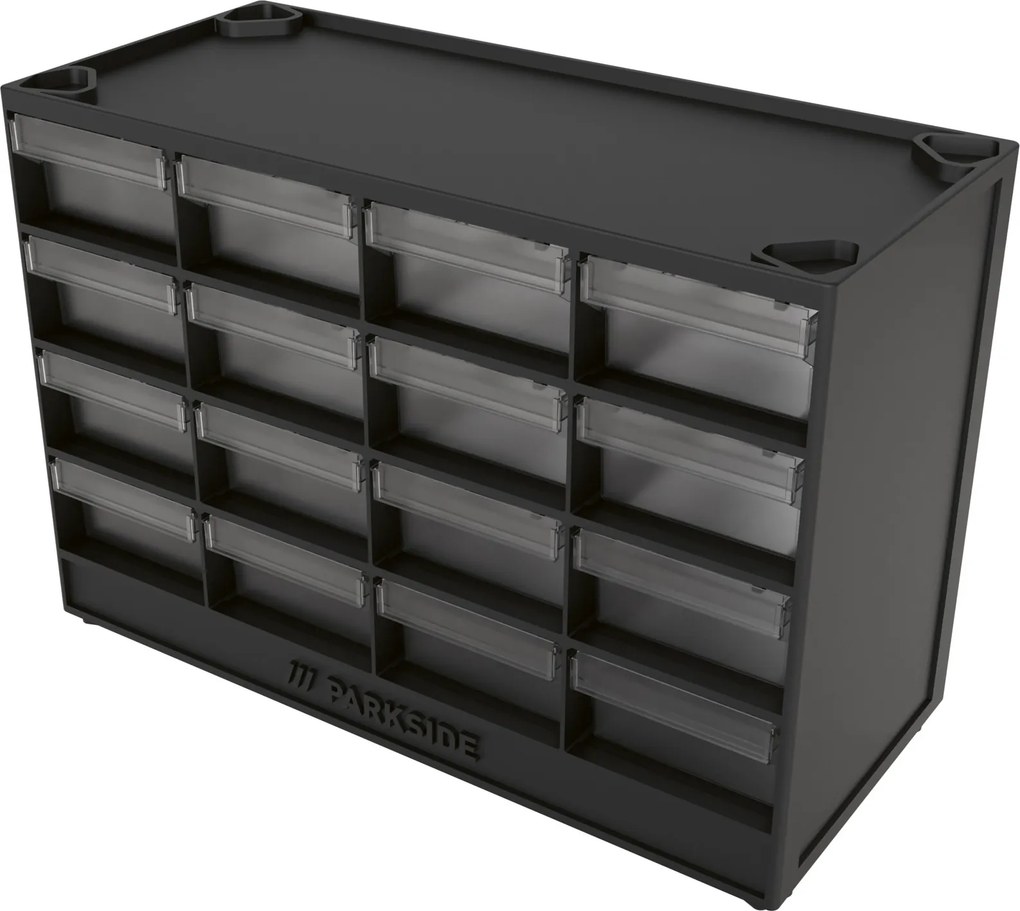 Parkside® Organizér na drobné díly, M (16 zásuvek)