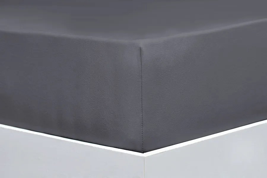 Florella Prostěradlo Avance Jersey 45 Schiefer, 90-100x200 cm