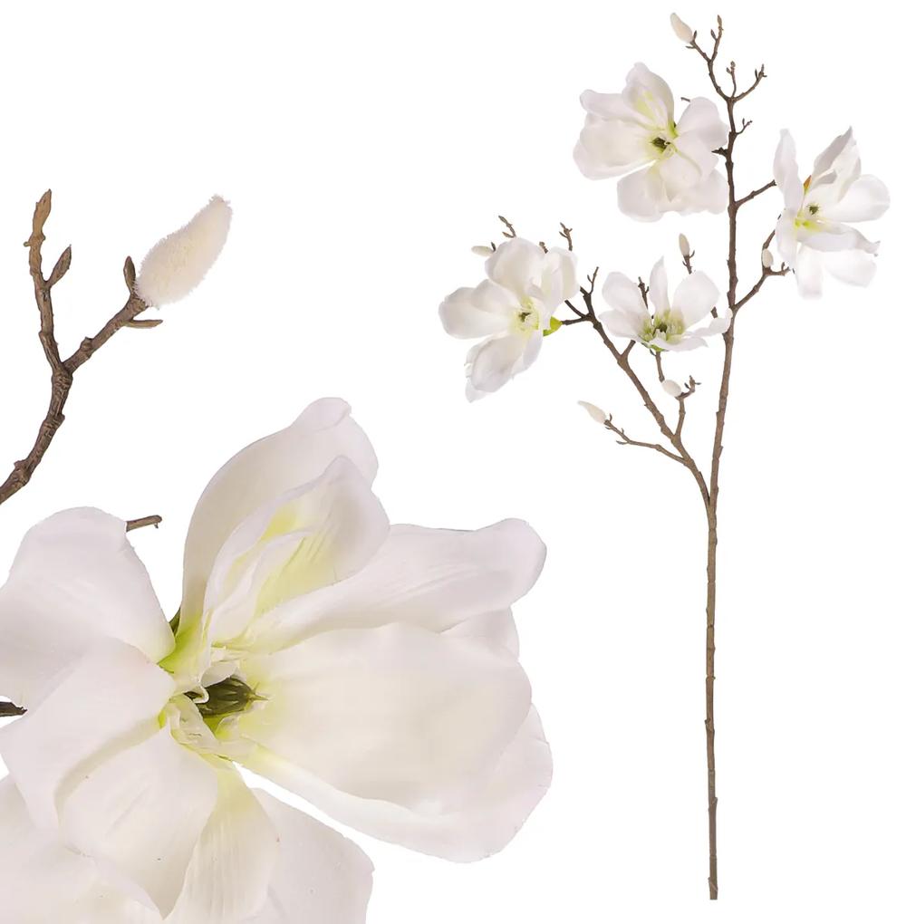 Magnolie, 4 květy, krémová barva UKK211 WT