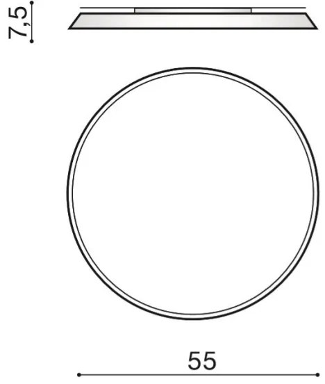 Azzardo AZ2739 - LED Stropní svítidlo CORTONA 1xLED/50W/230V 4000K