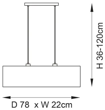 Endon 101692 - Lustr na lanku LONGSHORE 2xE27/10W/230V béžová