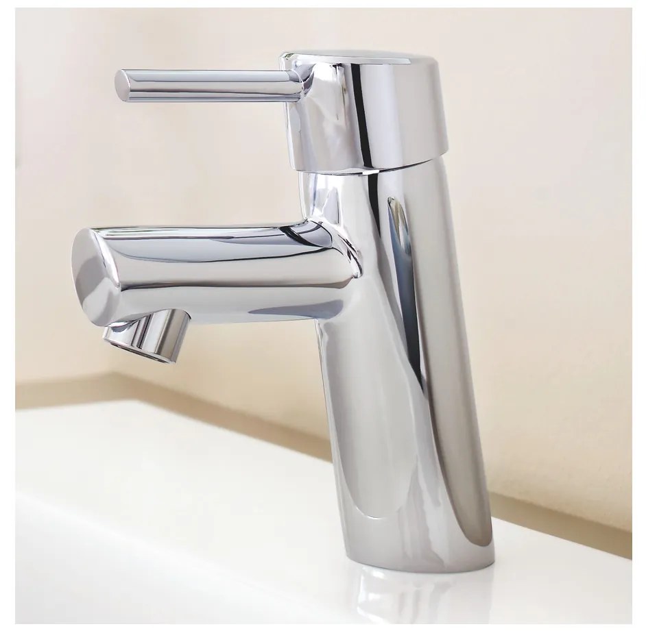 Grohe Concetto - Páková umyvadlová baterie, bez odtokové garnitury, S-Size, chrom 2338510E