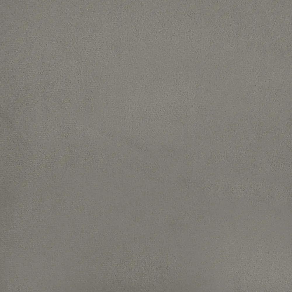 Petromila Taštičková matrace světle šedá 120x190x20 cm samet