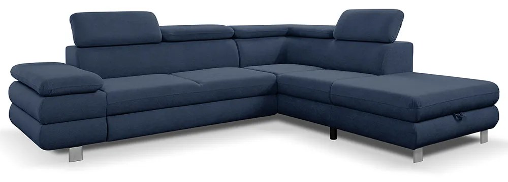 Sedací souprava CONTI NEW | 276x226 cm | PRAVÁ | rozkládací + úložný prostor | VÝBĚR TKANIN