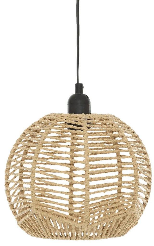 Visící lampa CAREN se stínítkem z pleteniny, Ø 24 cm