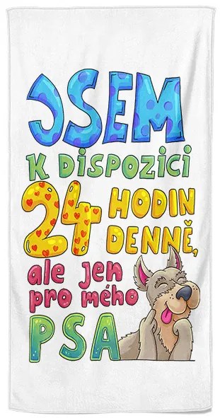 Osuška 24 hodin pro psa