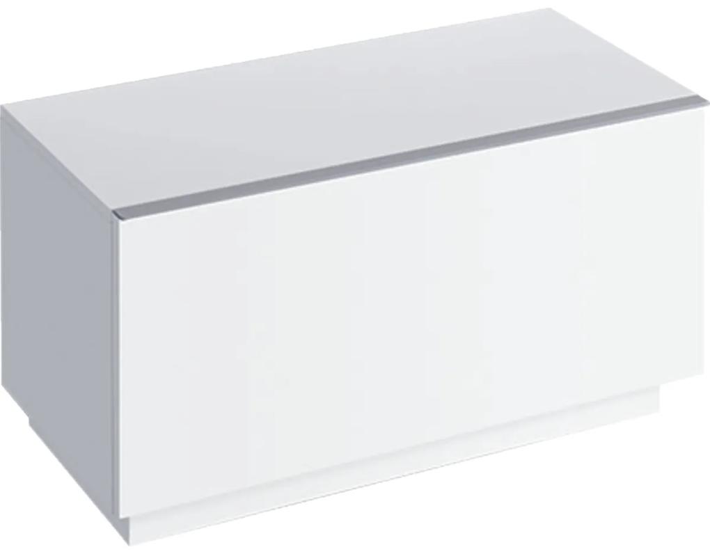 Geberit iCon - Postranní skříňka, 890x472x477 mm, bílá lesklá 840090000