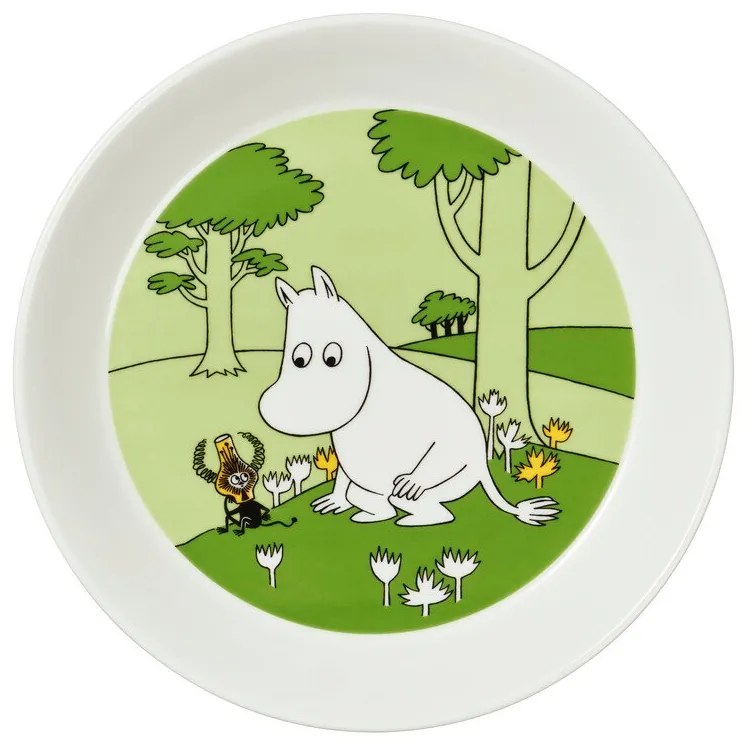 Talíř Moomin Troll Green 19 cm Arabia