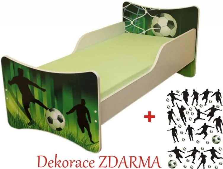 Spokojny Sen Dětská postel Fotbal bez úložného prostoru140x70cm