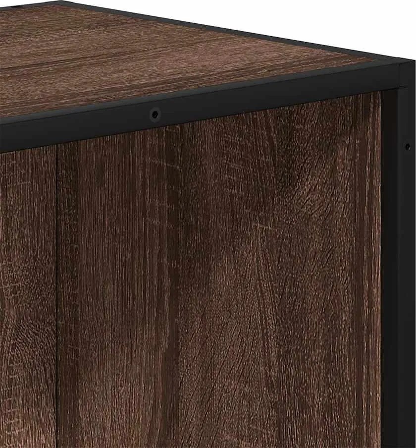 Knihovna hnědý dub 60 x 35 x 170,5 cm kompozitní dřevo 3300854