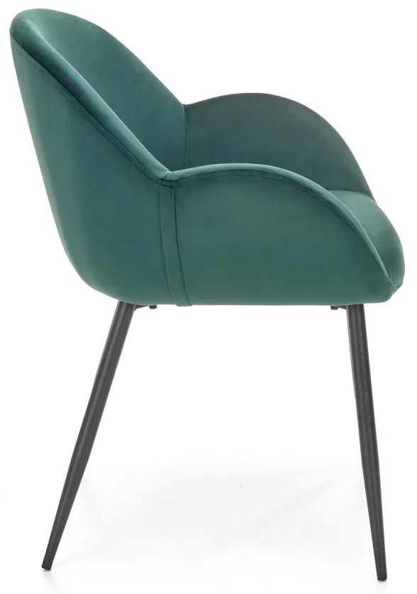 Jídelní židle K480 tmavě zelená