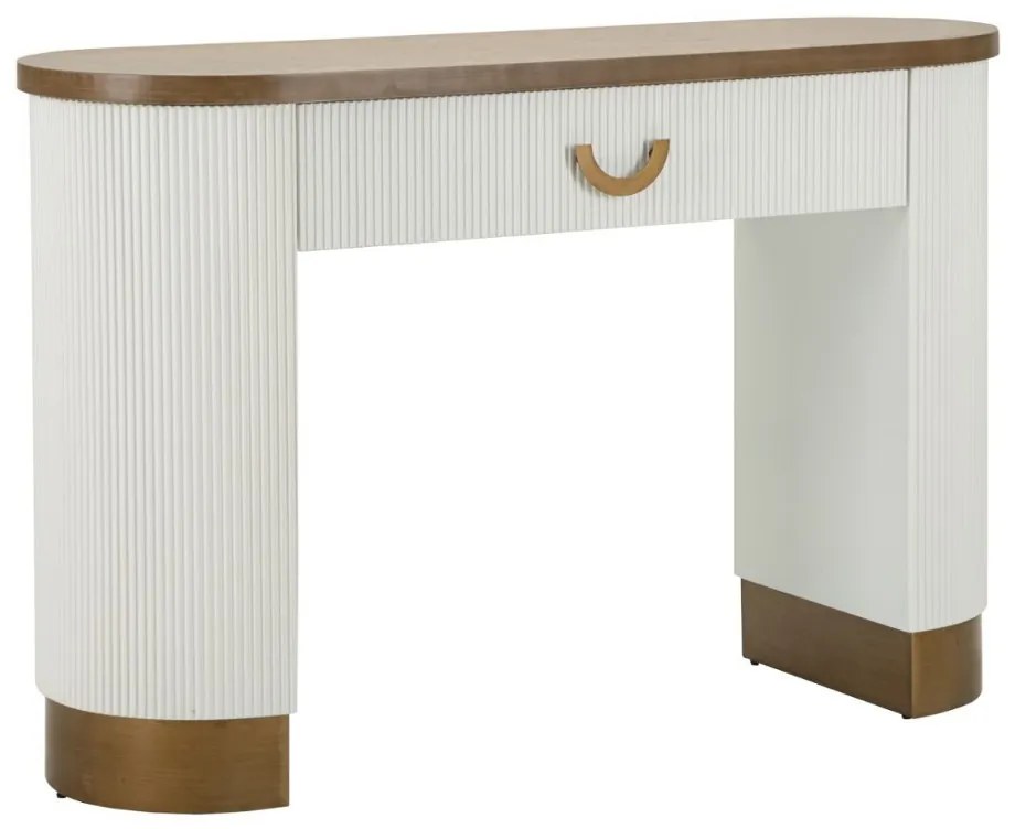 Designová konzole Tahigwa 121 cm bílá