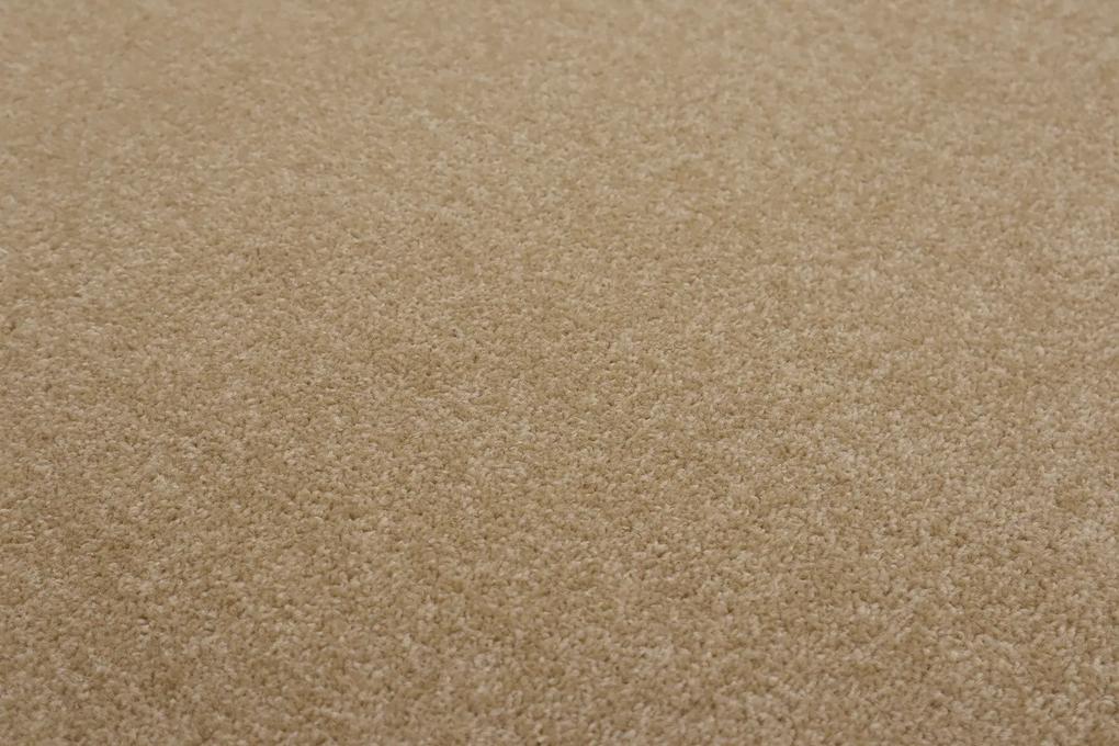 Vopi koberce Kusový koberec Eton béžový 70 kruh - 160x160 (průměr) kruh cm