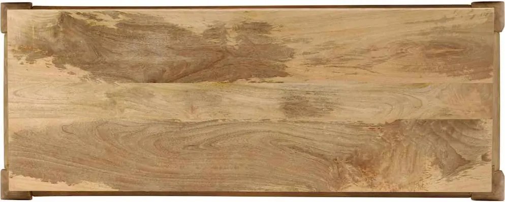 Konzolový stolek 118 x 38 x 76 cm masivní mangovníkové dřevo 247115