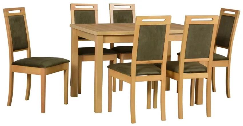 Drewmix jídelní židle ROMA 15 dřevo: bílá, látka: látka s doplatkem