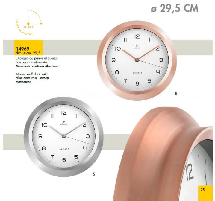 Designové nástěnné hodiny 14969S Lowell 29,5cm