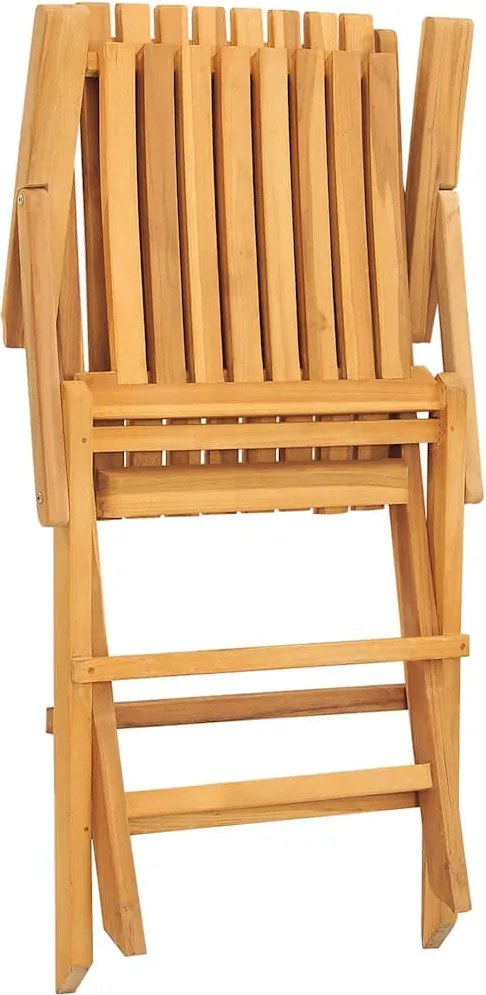 Skládací židle 4 ks 61x67x90 cm masivní teak 3155055